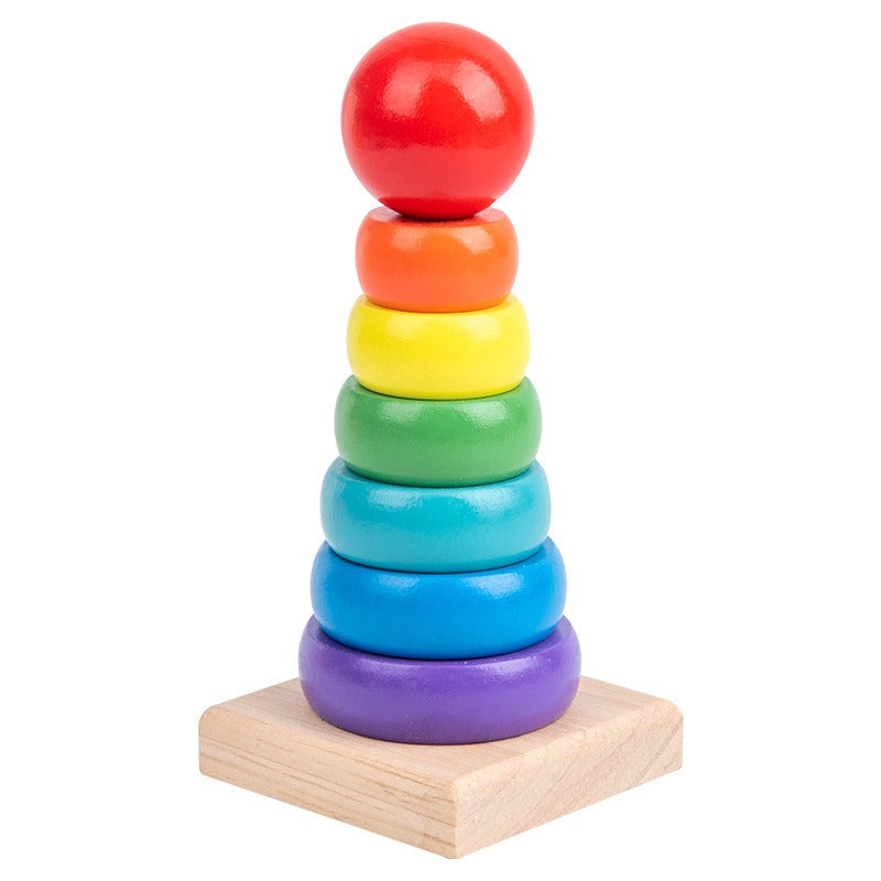 Wooden Baby Stacker, Baby Stacker Toy – Little Piccolo